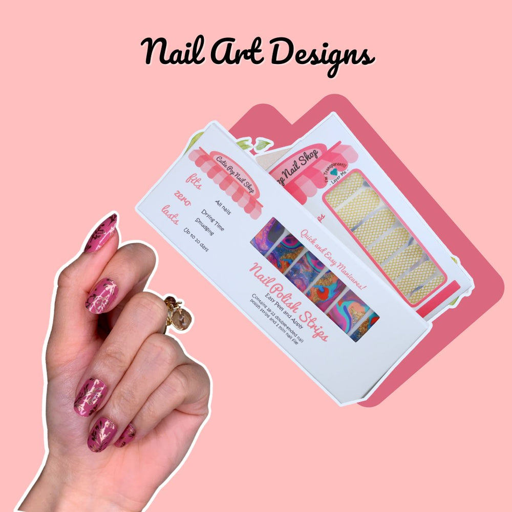 Nail Wraps-Custom Nail Art Stickers, Nail Wraps, Press-ons – Cutie Pop ...